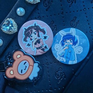 Jirai Kei / Yami Kawaii Harajuku Fashion Anime Vinyl Stickers Sheet - Etsy