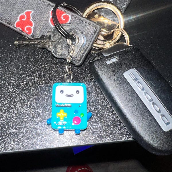 Adventure Time Inspired BMO Keychain - Etsy