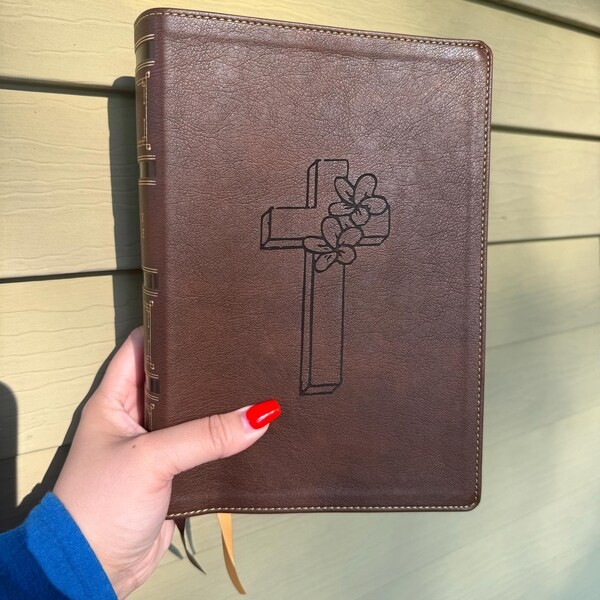 Personalized ESV Bible With Name Engraved, ESV Wide-margin Bible ...