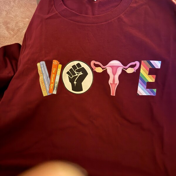Vote Shirt, Banned Books Shirt, Reproductive Rights Tee, BLM Shirts ...