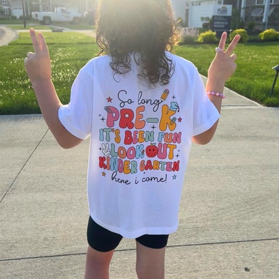 Last Day of School Shirt, Pre-k Graduation Shirt, End of School, Kid ...