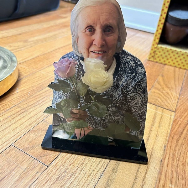 Custom Photo Statuette, Acrylic Photo Cutouts, Custom Photo Sculptures ...