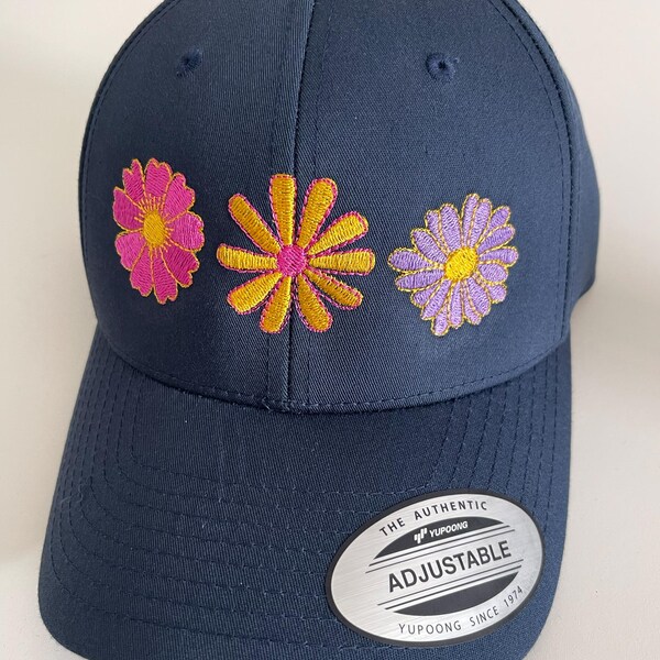 9 Individual Mini Boho Flowers Machine Embroidery Designs, 7 Sizes ...