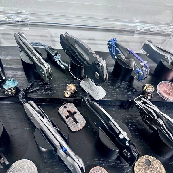 Handcrafted Watch & Pocket Knife Display Case Switch up Your Display ...