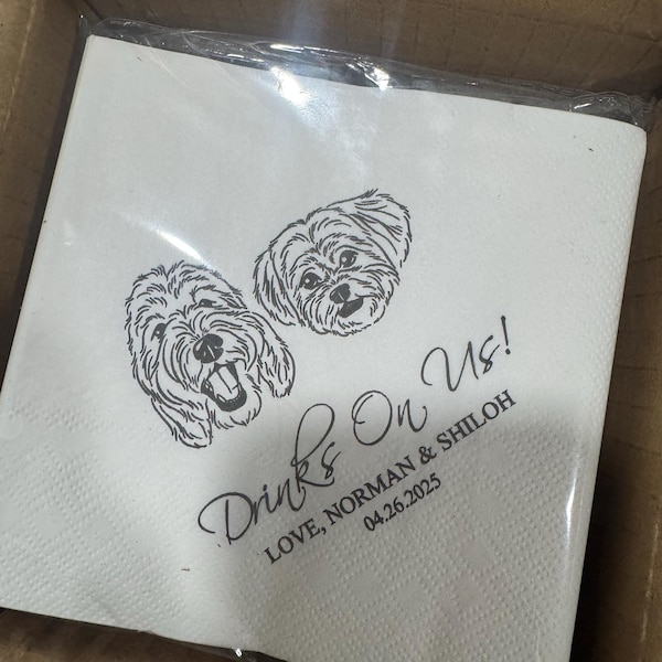 Custom Love Note Handwriting Napkins, Personalized Handwritten Note ...