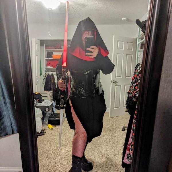 Goth Viking Queen Wedding Dress With Sleeves Unique Faux Fur Trimmed ...