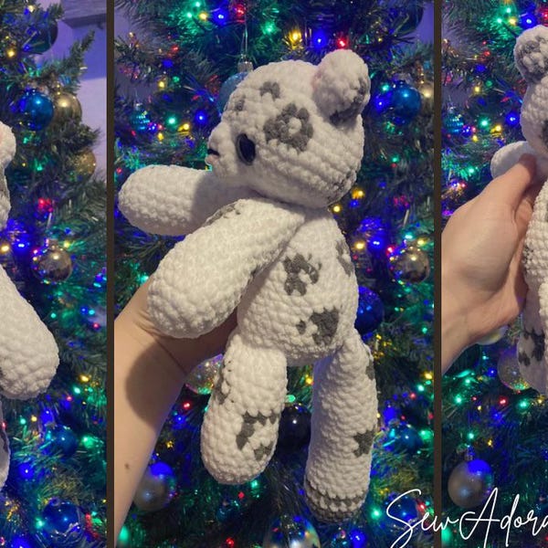 Snuggly Snow Leopard *PATTERN* - Etsy