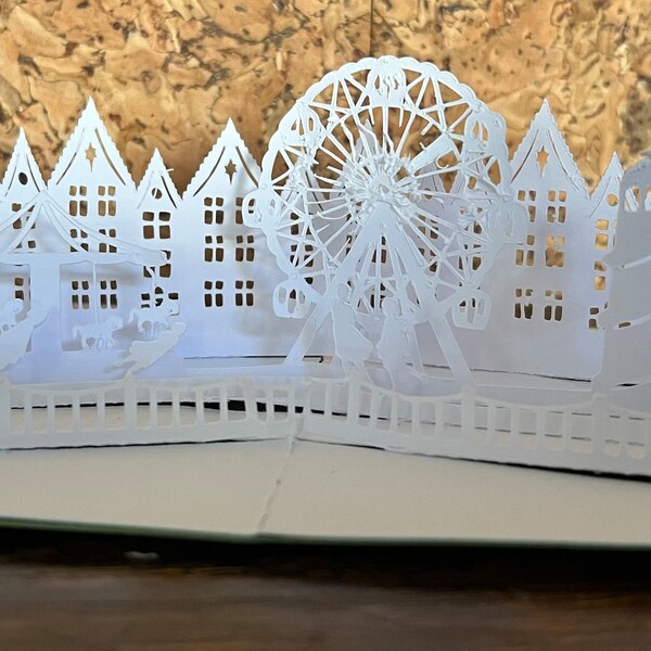 3D SVG PDF Pop up GREETINGS Card All the Fun of the Fair Digital ...