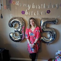 She's 18 Bitches Cursive Banner / Gold Script Glitter Birthday Sign ...