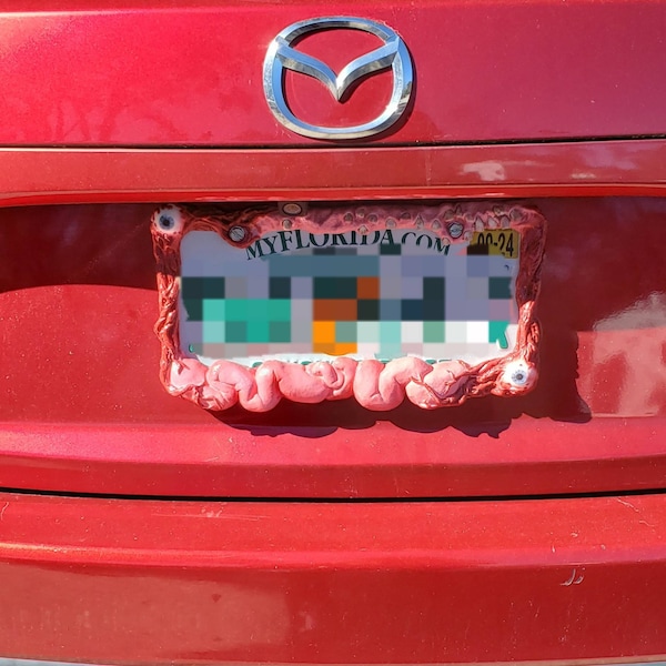 Guts License Plate Frame Anime Horror - Etsy