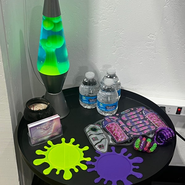 Splat Slime Splatter Coaster - 3D Printed - Etsy