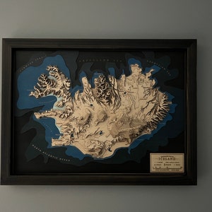 Farm Property Contour Custom Map Art - Etsy