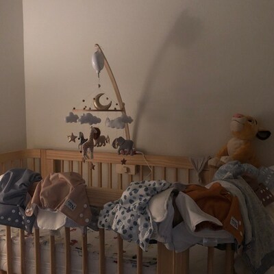 Baby Mobile Music Box Rotating Music Mechanism Spinning Motion for ...