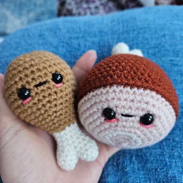 Meat Pals Crochet Pattern PDF - Etsy