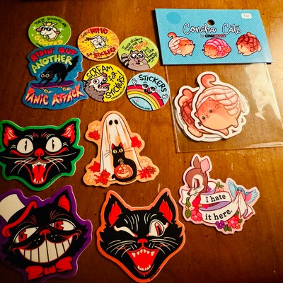 VS048 Radiate Positivity Vinyl Sticker / Kawaii Mushroom Cloud Nuclear ...