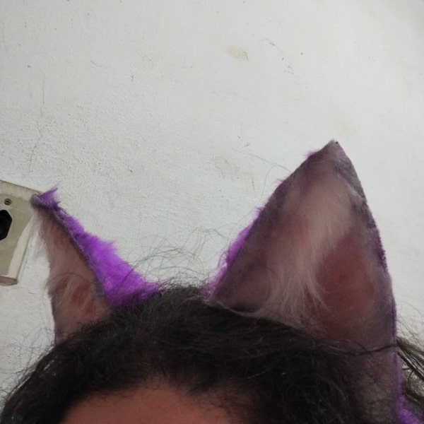 Wolf Ear Pattern for Making Faux Fur Costume Ears | Animal Ears Cosplay ...