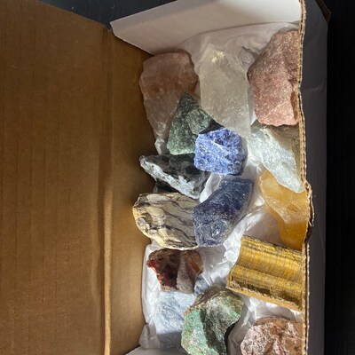 Crafters Collection Mixed Crystals: Bulk Gemstones, Natural Raw ...