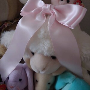 Velvet Hair Tie Velvet Ponytail Velvet Long Tail Bow Hair | Etsy