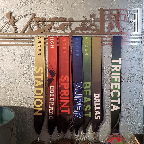 Obstacle Course - Allied Medal Hanger Holder Display Rack - Etsy