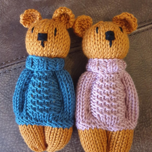Pocket Buddies No4 - KNITTING PATTERN (with Bonus) - Etsy