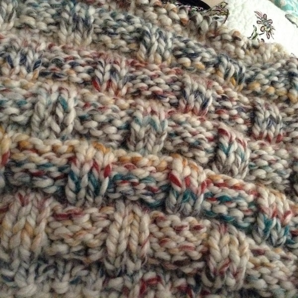 Digital Knitting Pattern, Knitting Pattern Blanket, Knitting Pattern ...