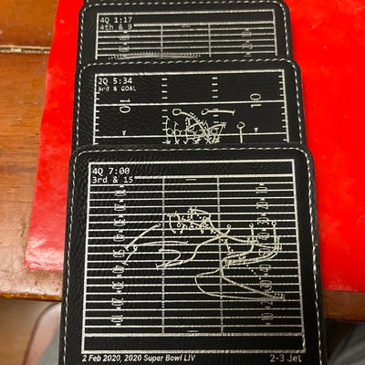 Greatest Virginia Tech Football Plays: Leatherette Coasters set of 4 - Etsy