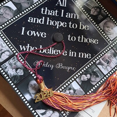 Personalized Mental Health Matters Graduation Cap Topper, Customized ...