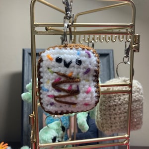 Toaster Pastry Keychain PDF Crochet Pattern - Etsy