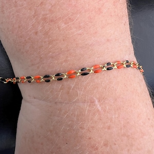 Enamel Chain, Multi Color Chain, Permanent Jewelry Bulk Enamel Chain ...