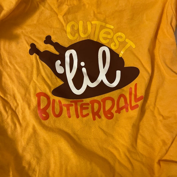 Cutest Little Butterball Svg Dxf Eps Png Files for Cutting Machines ...