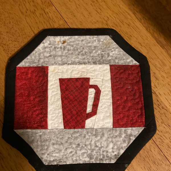 PDF: 24 Mug Rug Designs, NO Binding! Last Minute Mug Rug Pattern, Paper ...