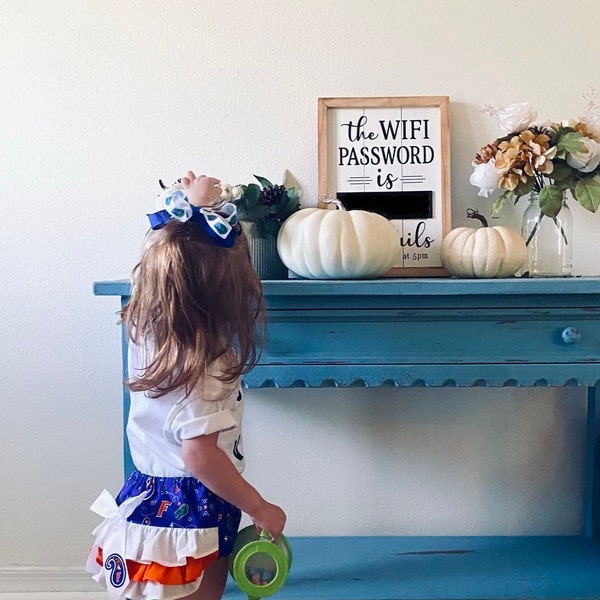 Florida Ruffled Diaper Cover-baby Bloomers-gators-game Day Outfit ...