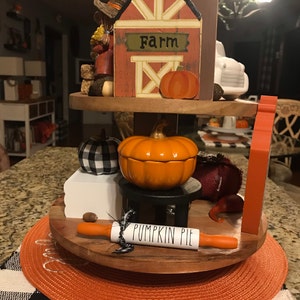 Ice Cream Wood Book Stack | Etsy
