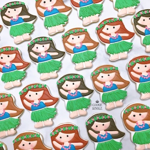 Hula Girl or Hawaiian Girl Cookie Cutter and Fondant Cutter and Clay ...