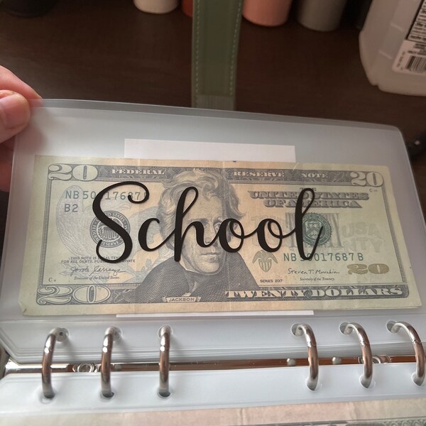 A6 Cash Stuffing Labels, A6 Cash Envelope Decals - Etsy