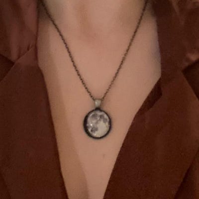 Custom Moon Phase Necklace, Custom Birth Moon, Personalized Necklace ...