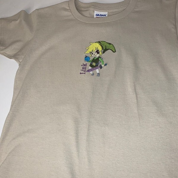 Zelda Machine Embroidery Design - Toon Link 4x4 - Etsy