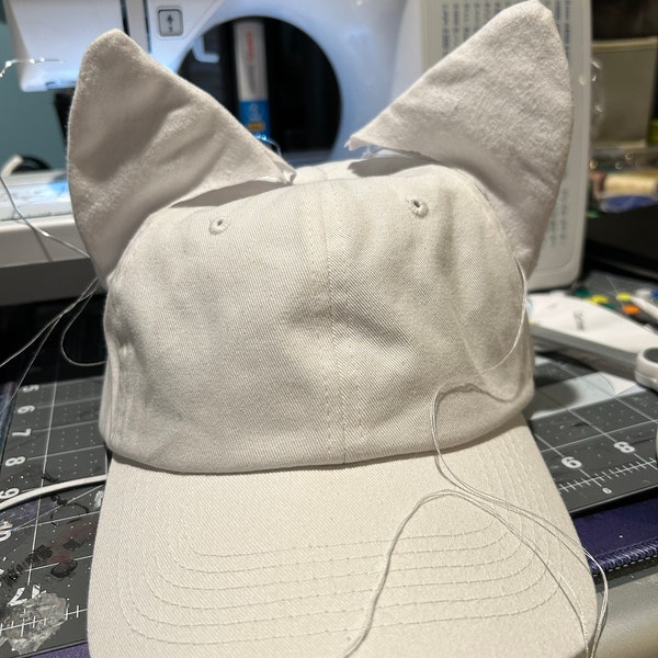 Wolf Ear Pattern for Making Faux Fur Costume Ears Animal Ears Cosplay ...