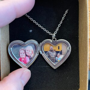 Personalized With Your Own Photo Locket Stainless Steel Locket | Etsy
