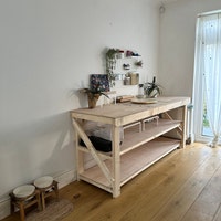 Wooden Workbench MDF Top - Etsy UK