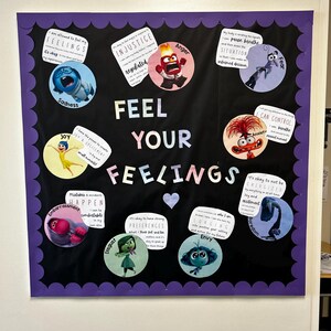 Inside Out 2 Themed Feelings Check-in Poster - Classroom Decor - Etsy