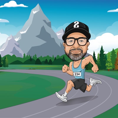 Cartoon Logo Design Custom Cartoon Portrait for Your - Etsy