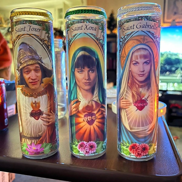 2005 Grapesicle Furby Saint Prayer Candles - Add Your Own Furby Name ...