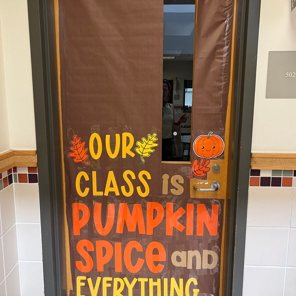 Fall Bulletin Board Precut Kit | Precut Autumn Classroom Door Decor Set ...