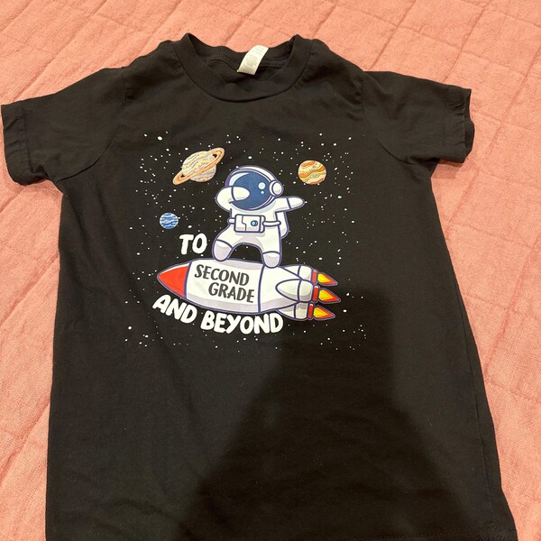 Kids Back to School Shirt, Second Grade Kids Shirt, Custom Kids School ...