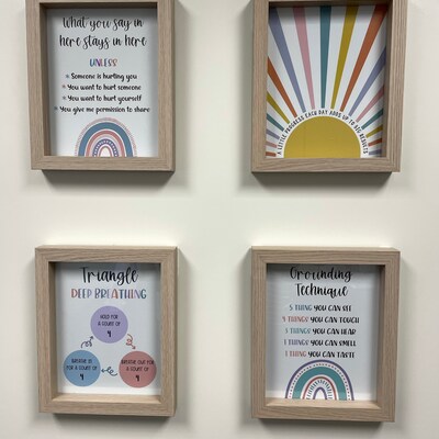 Confidentiality Sign Poster Therapist School Psychologist Office Decor ...