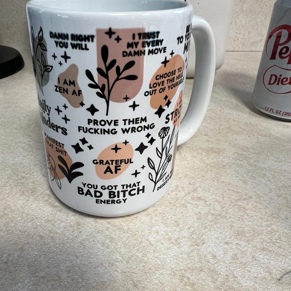 Daily Affirmations Coffee Mug for Office Positive Affirmation for Best ...