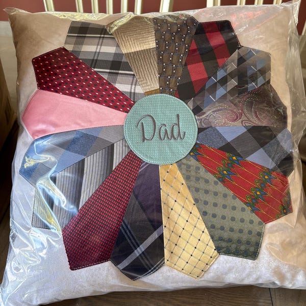 Memory Table Topper, Made From Ties or Shirts of Your Loved One, 29 ...