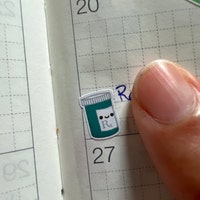 Happy or Sad Tissue Box Reminder Cute Kawaii Planner - Etsy