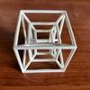 Tesseract Four Dimensional Hypercube Shape Math Geometry Educational ...
